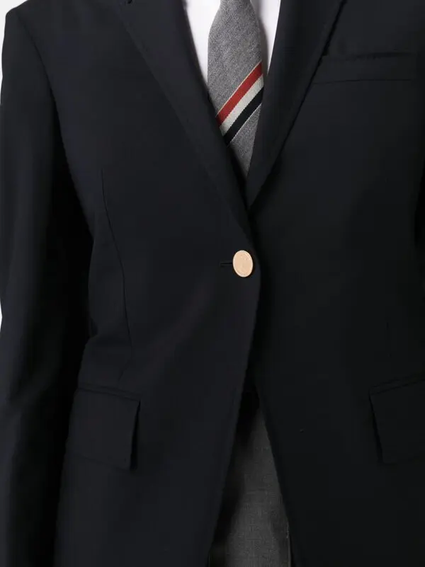 Thom Browne 4-bar Single-breasted Wool Blazer - Blue