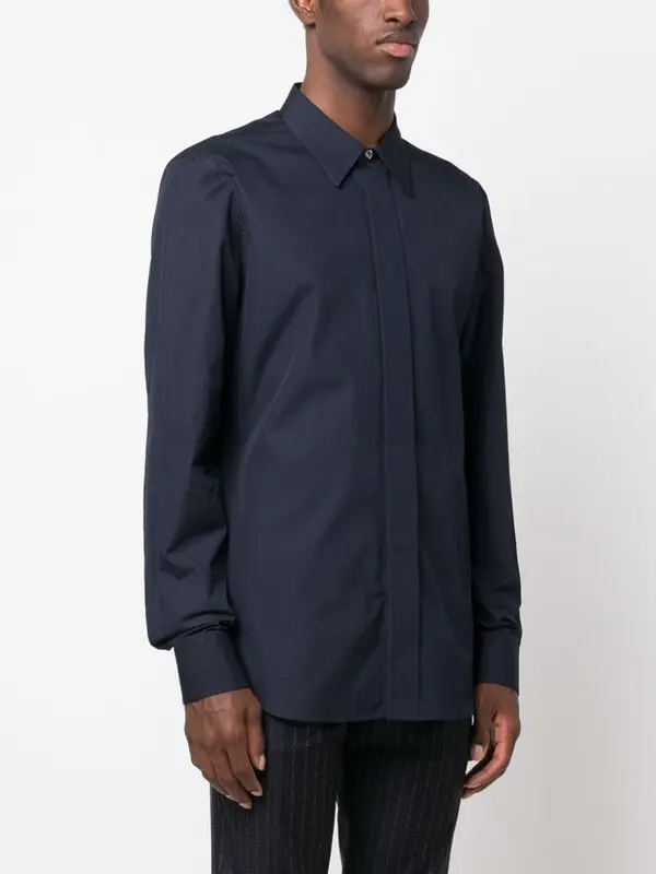 Alexander McQueen Concealed-fastening Cotton Shirt