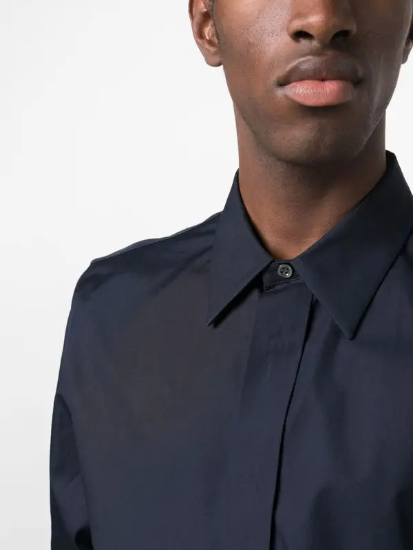 Alexander McQueen Concealed-fastening Cotton Shirt
