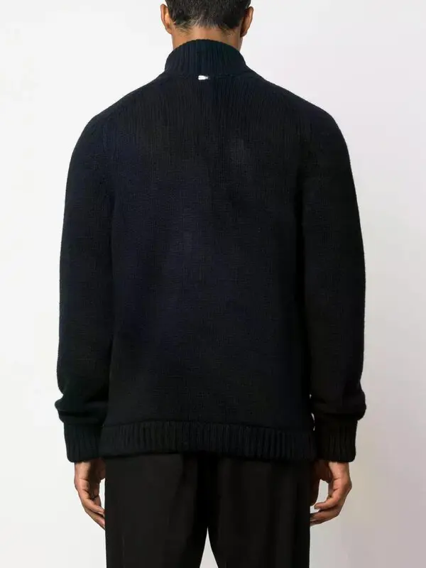 Herno Button-up Wool Cardigan