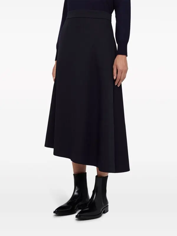 JIL SANDER Asymmetric Midi Skirt
