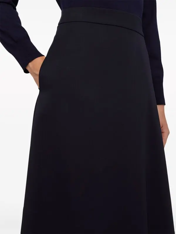 JIL SANDER Asymmetric Midi Skirt