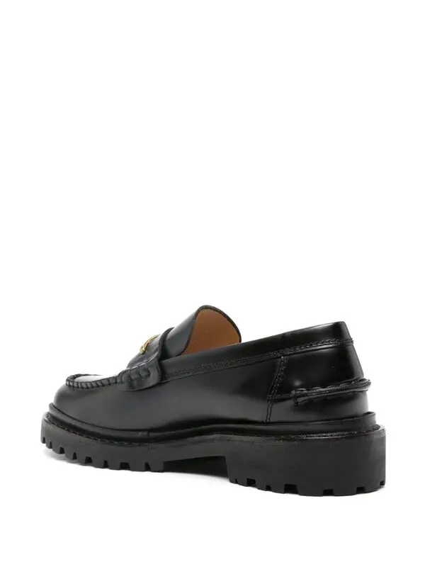 Isabel Marant Étoile Frezza Leather Loafers - Black