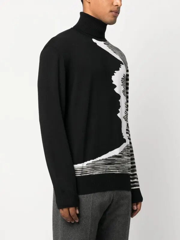 Missoni Stripe-pattern Roll-neck Jumper
