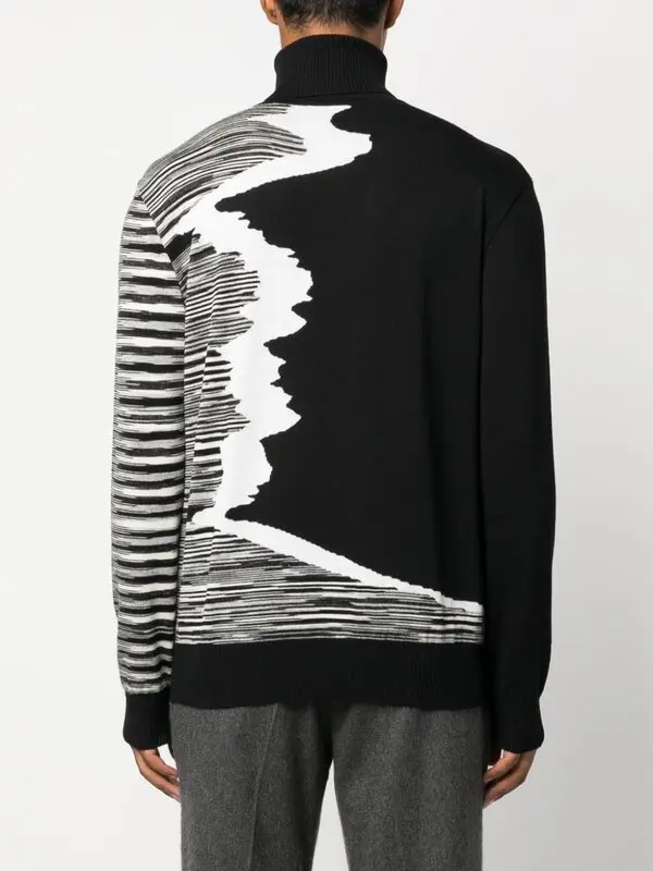 Missoni Stripe-pattern Roll-neck Jumper