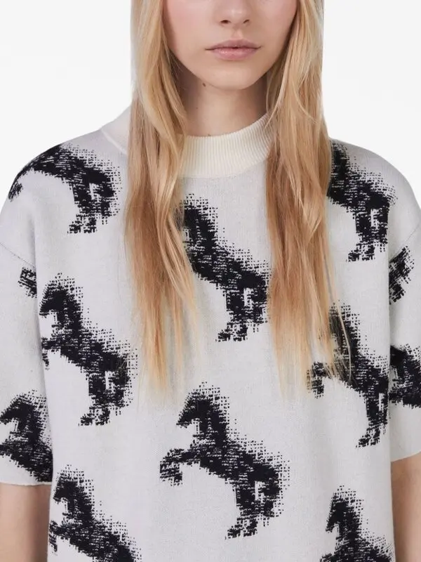 Stella McCartney Pixel Horse Wool Jumper