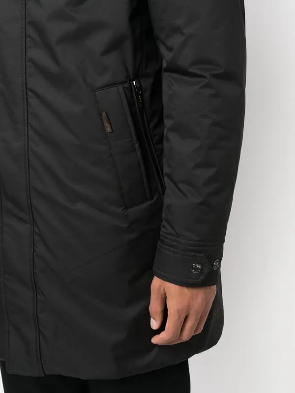 MOORER Vermont Down Jacket With Detachable Hood