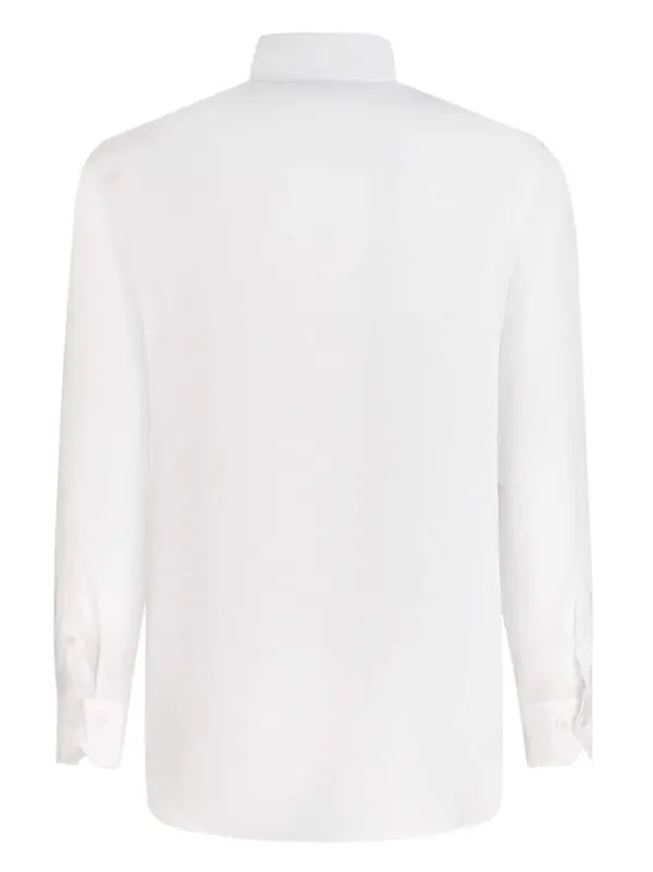 Etro Paisley-print Band Cotton Shirt