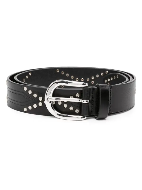 Isabel Marant Telly Studded Belt - Black