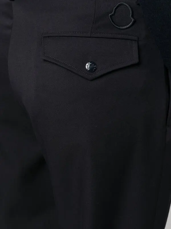 Moncler Straight-leg Virgin Wool Trousers