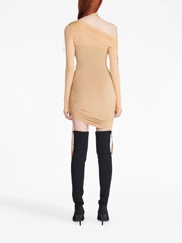 DION LEE Off-shoulder Minidress - Neutrals