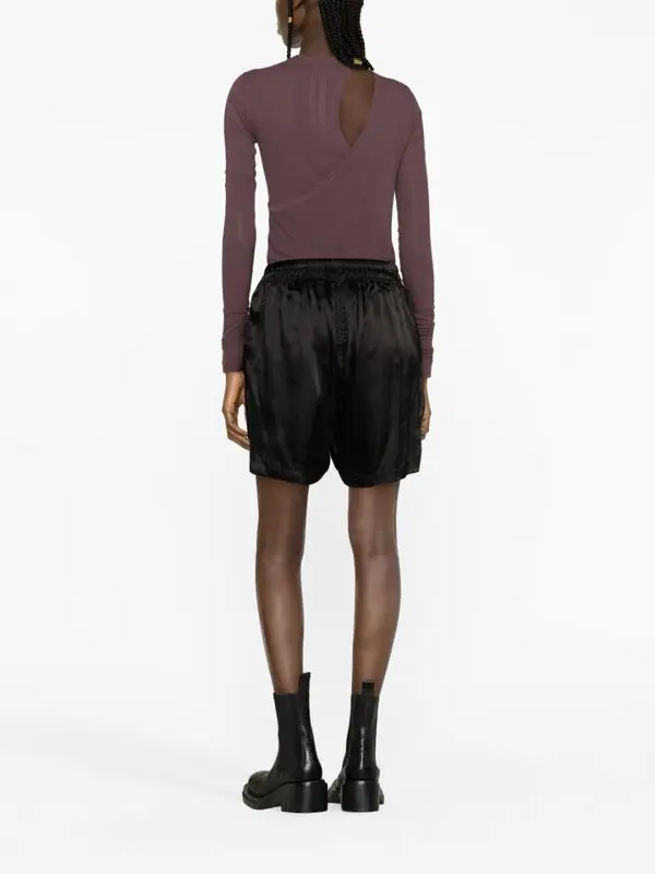 Rick Owens High-low Drawstring Shorts