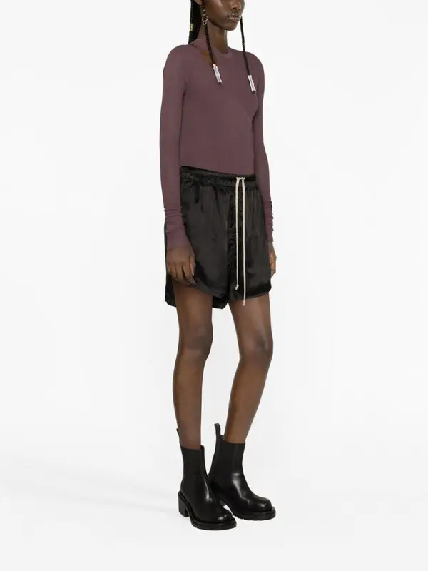 Rick Owens High-low Drawstring Shorts
