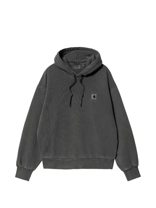 Carhartt Work In Progress Nelson Cotton Hoodie - Black