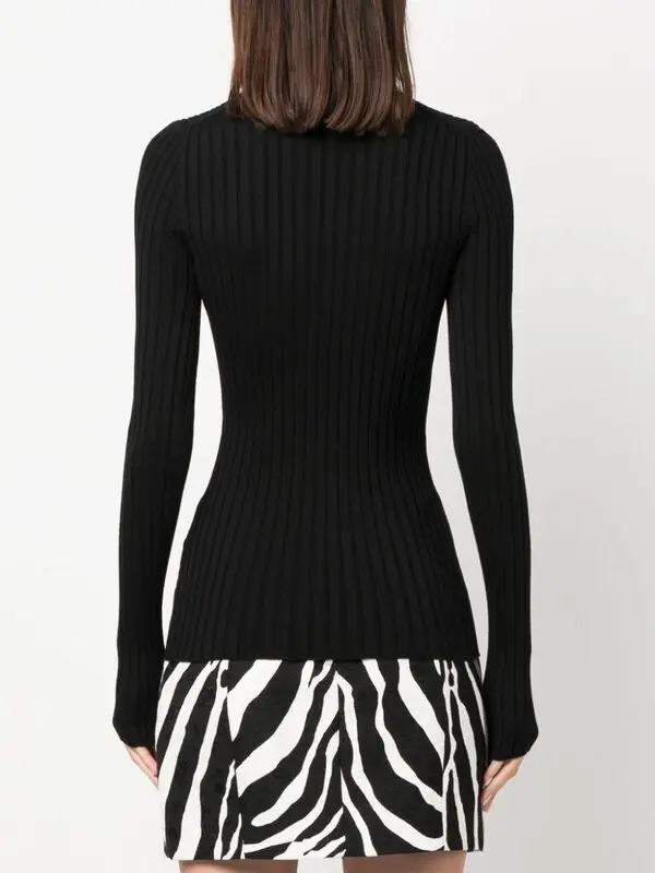 Dolce & Gabbana Logo-plaque Wool-blend Top
