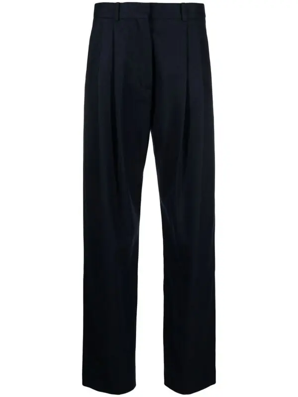 TOTEME High-waist Straight-leg Trousers