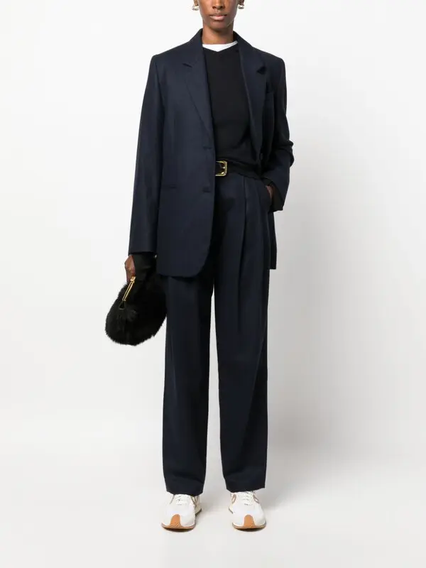 TOTEME High-waist Straight-leg Trousers