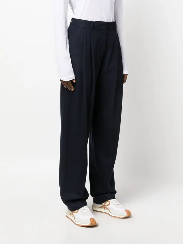 TOTEME High-waist Straight-leg Trousers