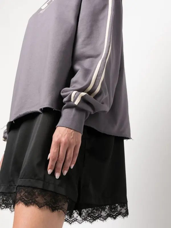 Gcds Layered Lace-trim Dress