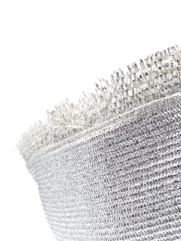 Cult Gaia Shanti Fringed Raffia Clutch
