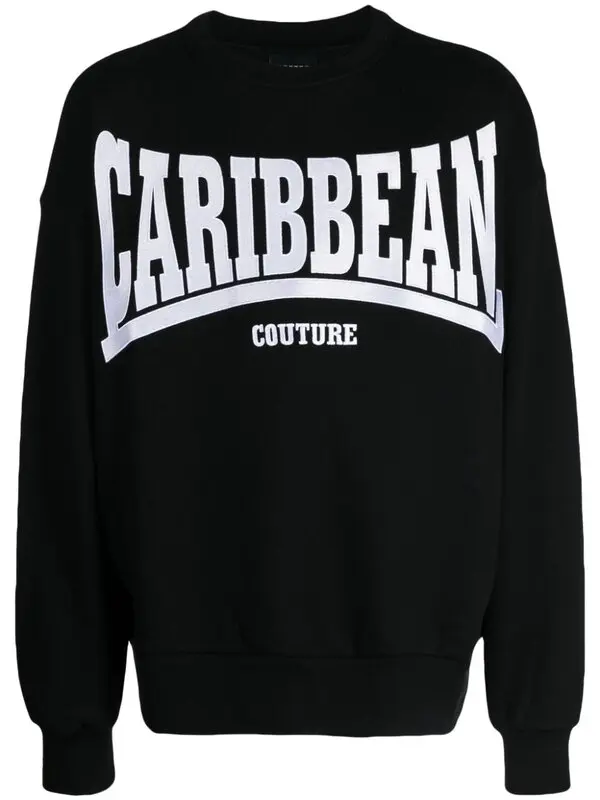 BOTTER Organic Cotton Embroidered Sweatshirt - Black