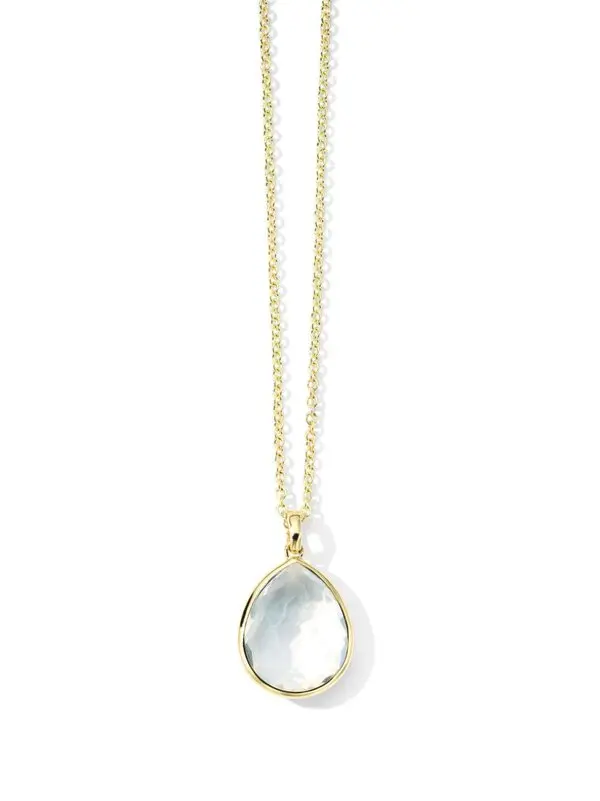 Ippolita 18kt Yellow Rock Candy Medium Teardrop Crystal Necklace