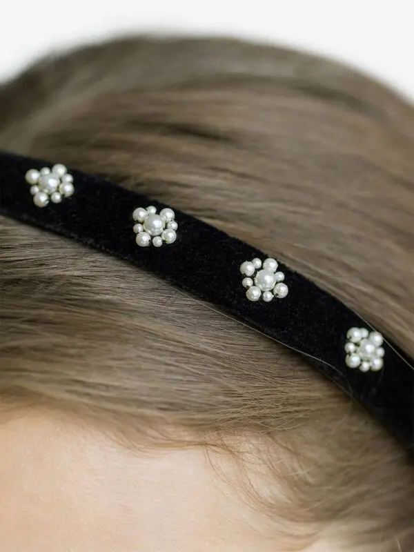 JENNIFER BEHR Maggie Pearl-embellished Headband