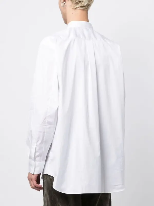 Comme Des Garçons X Lacoste Logo-patch Cotton Shirt