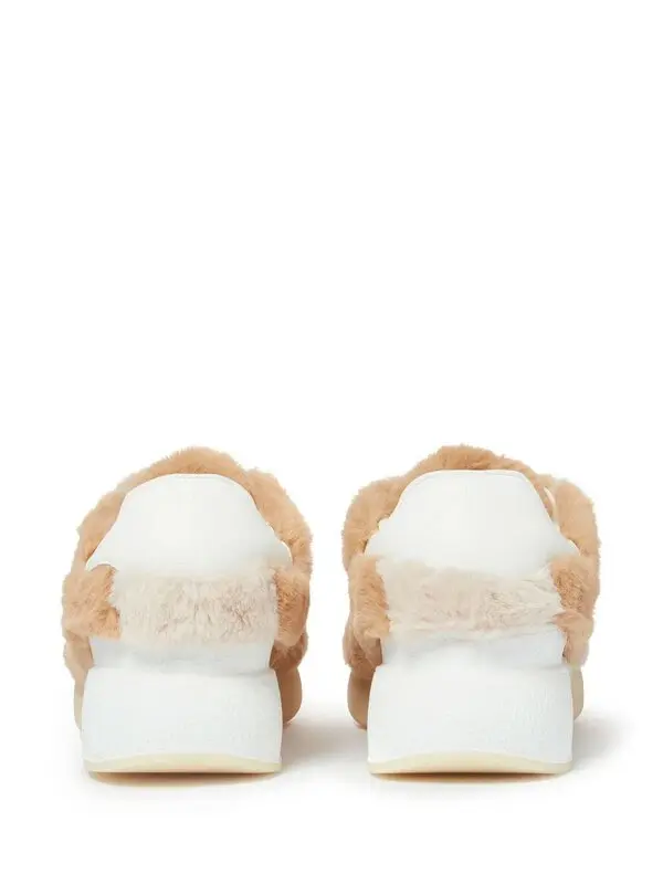 Stella McCartney Loop Fleece-texture Sneakers - Neutrals