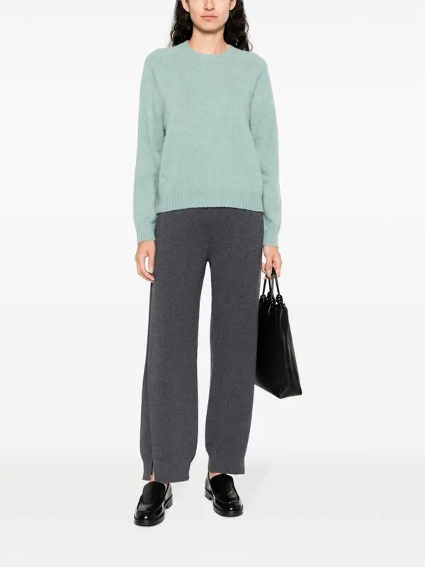 BARRIE Tapered-leg Cashmere Trousers - Grey