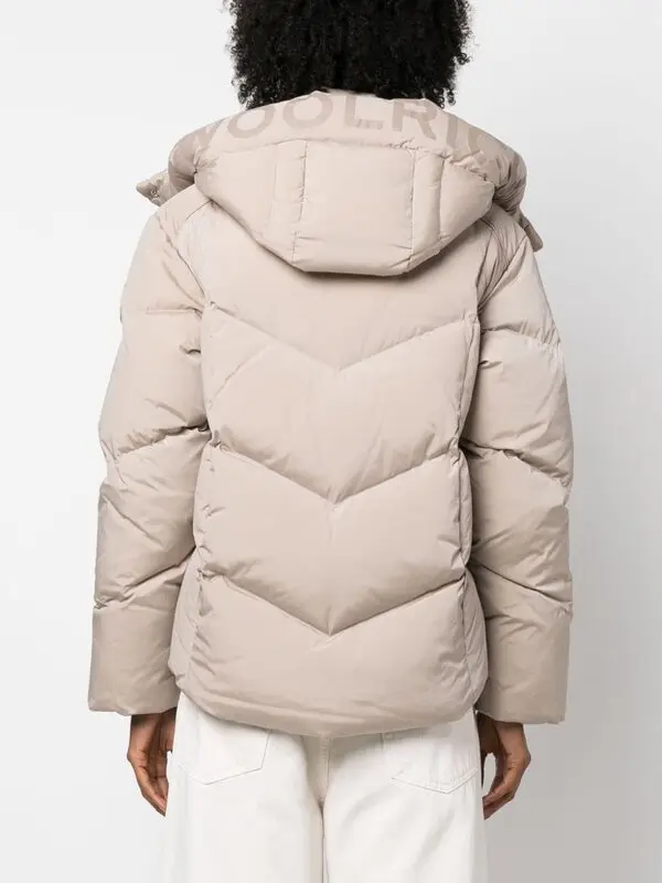 Woolrich Detachable-hood Padded Jacket