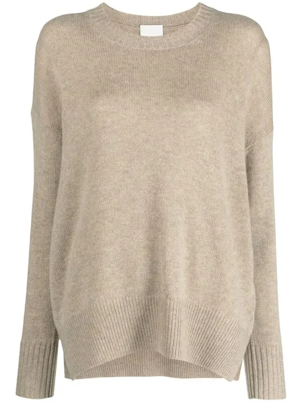 ALLUDE Cashmere Jumper - Brown
