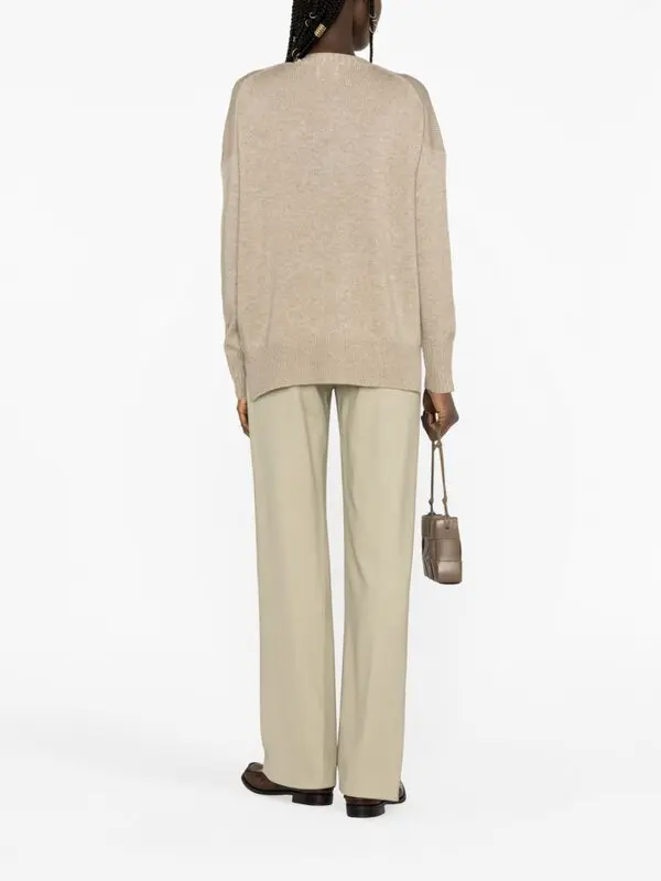 ALLUDE Cashmere Jumper - Brown