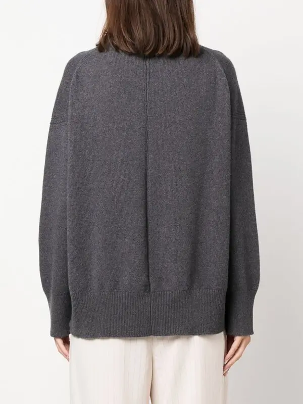 BARRIE Iconic Cashmere Pullover - Grey