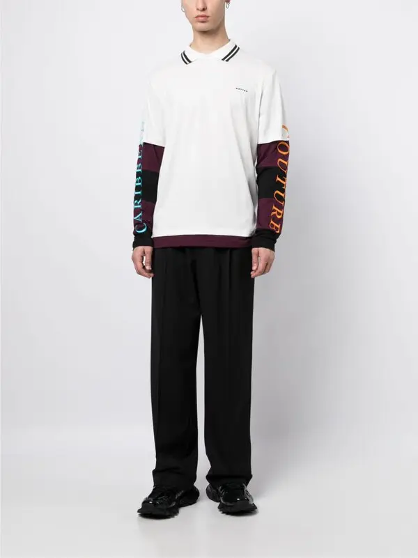BOTTER Layered-effect Logo-embroidered T-shirt