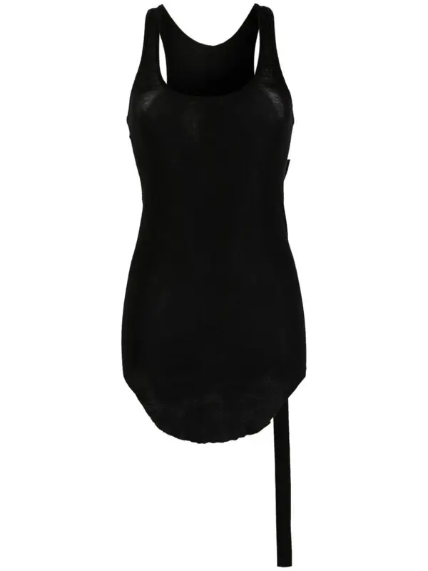 Rick Owens Organic Cotton Racerback Tank Top - Black