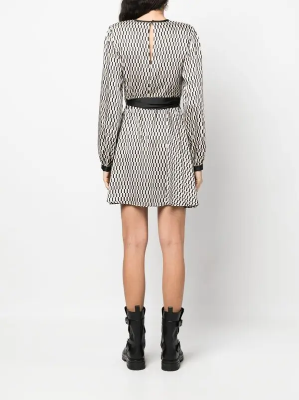 Liu Jo Graphic-print Dress With Belt
