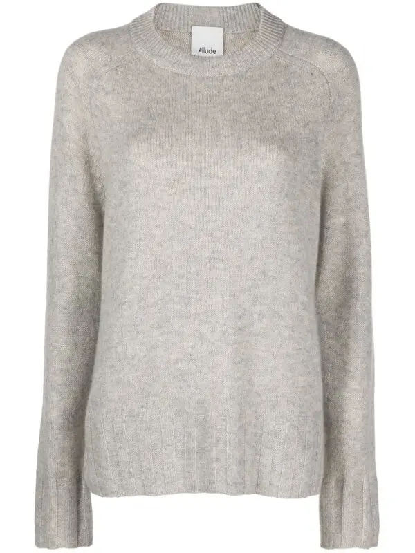 ALLUDE Crew-neck Knitted Jumper