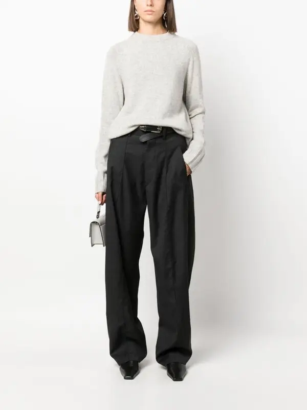 ALLUDE Crew-neck Knitted Jumper