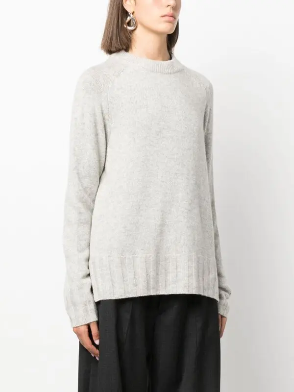ALLUDE Crew-neck Knitted Jumper