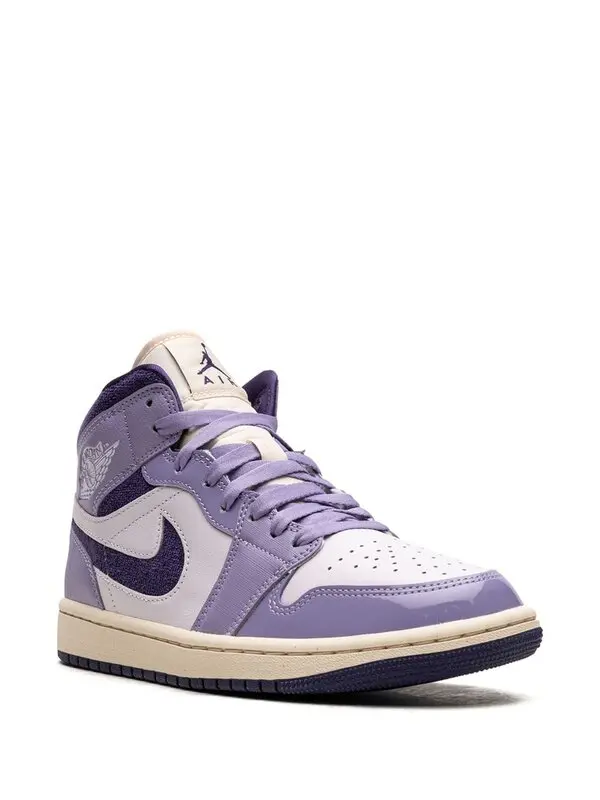 JORDAN Air 1 Mid Sky J Sneakers - Purple