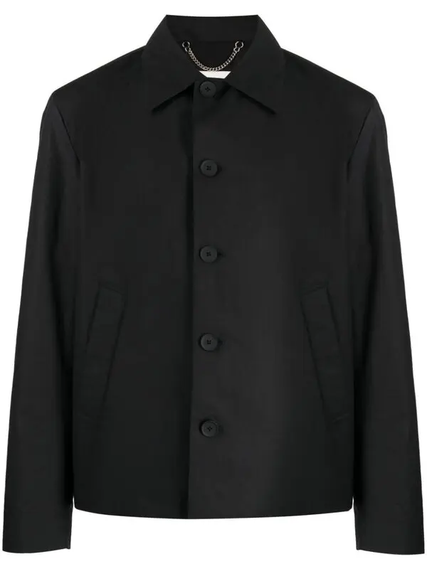 CRAIG GREEN Quilted Shirt Jacket - Black