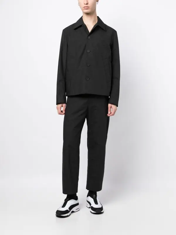 CRAIG GREEN Quilted Shirt Jacket - Black