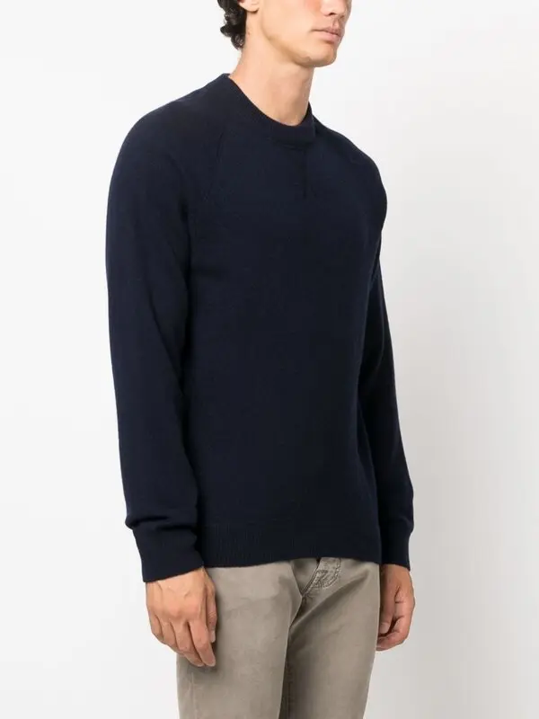 Paul Smith Long-sleeve Merino-wool Jumper - Blue