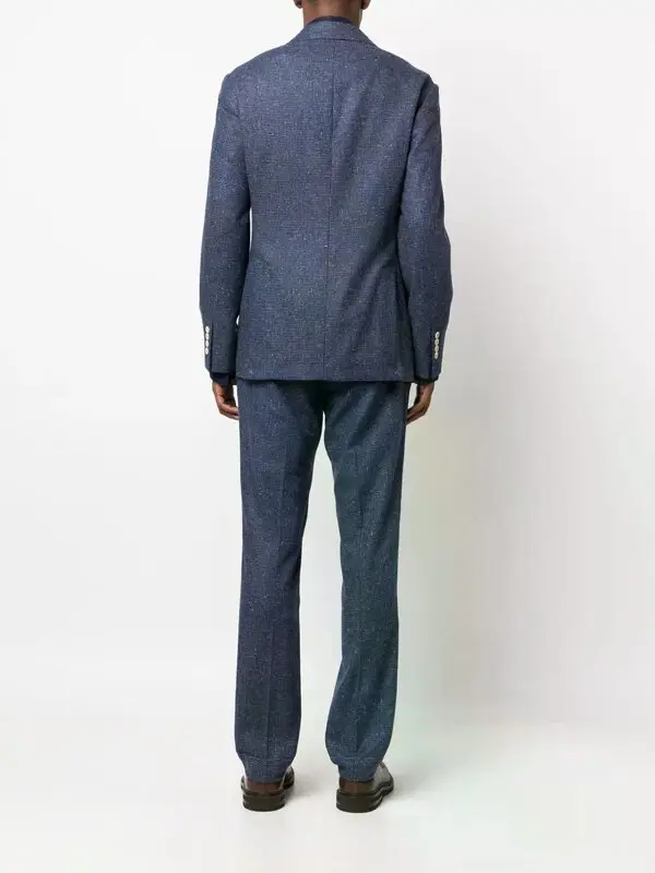 Brunello Cucinelli Houndstooth Wool-cashmere Blend Suit