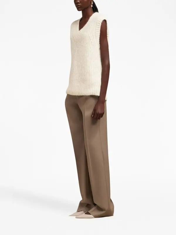 Ami Ribbed V-neck Vest