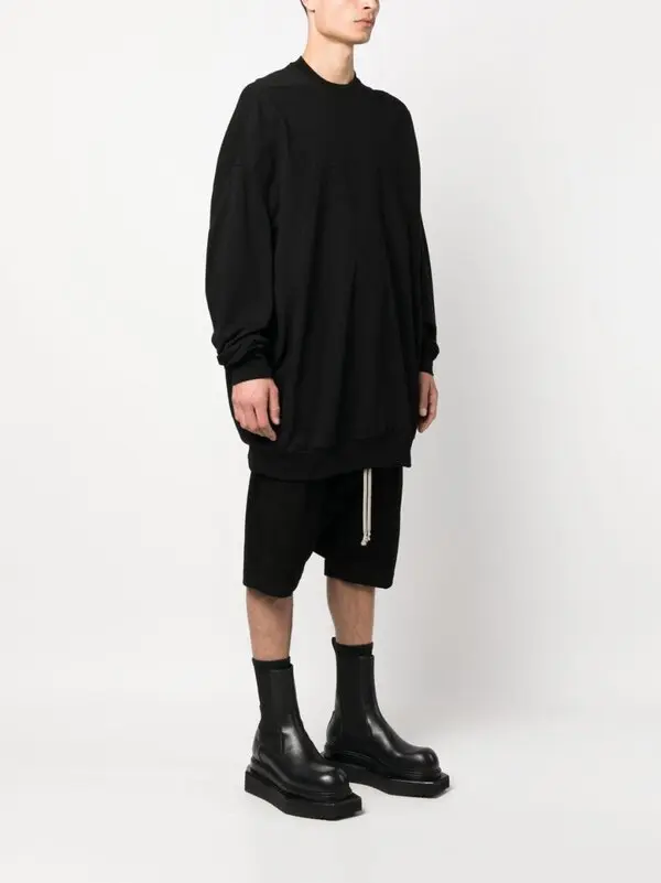 Rick Owens Splintered Peter Organic Cotton Jumper - Black