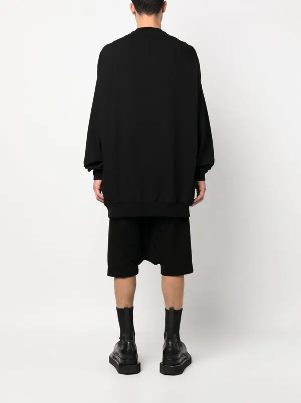 Rick Owens Splintered Peter Organic Cotton Jumper - Black