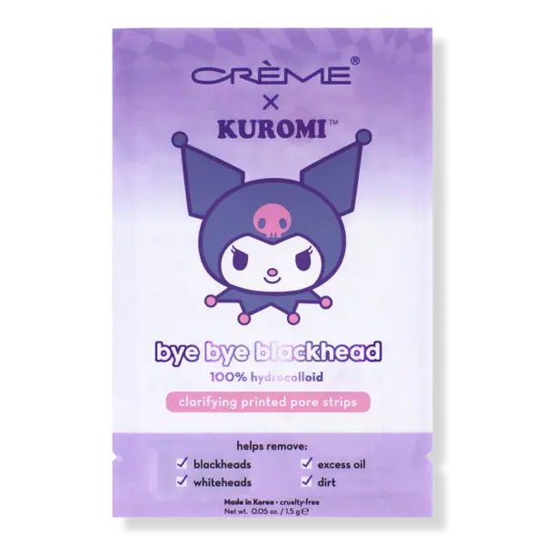 THE CREME SHOP Kuromi Bye Bye Blackheads Printed Pore Strips - One-color