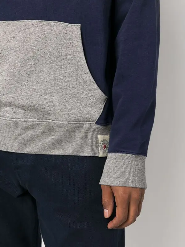 Ralph Lauren Two-tone Mélange-effect Hoodie